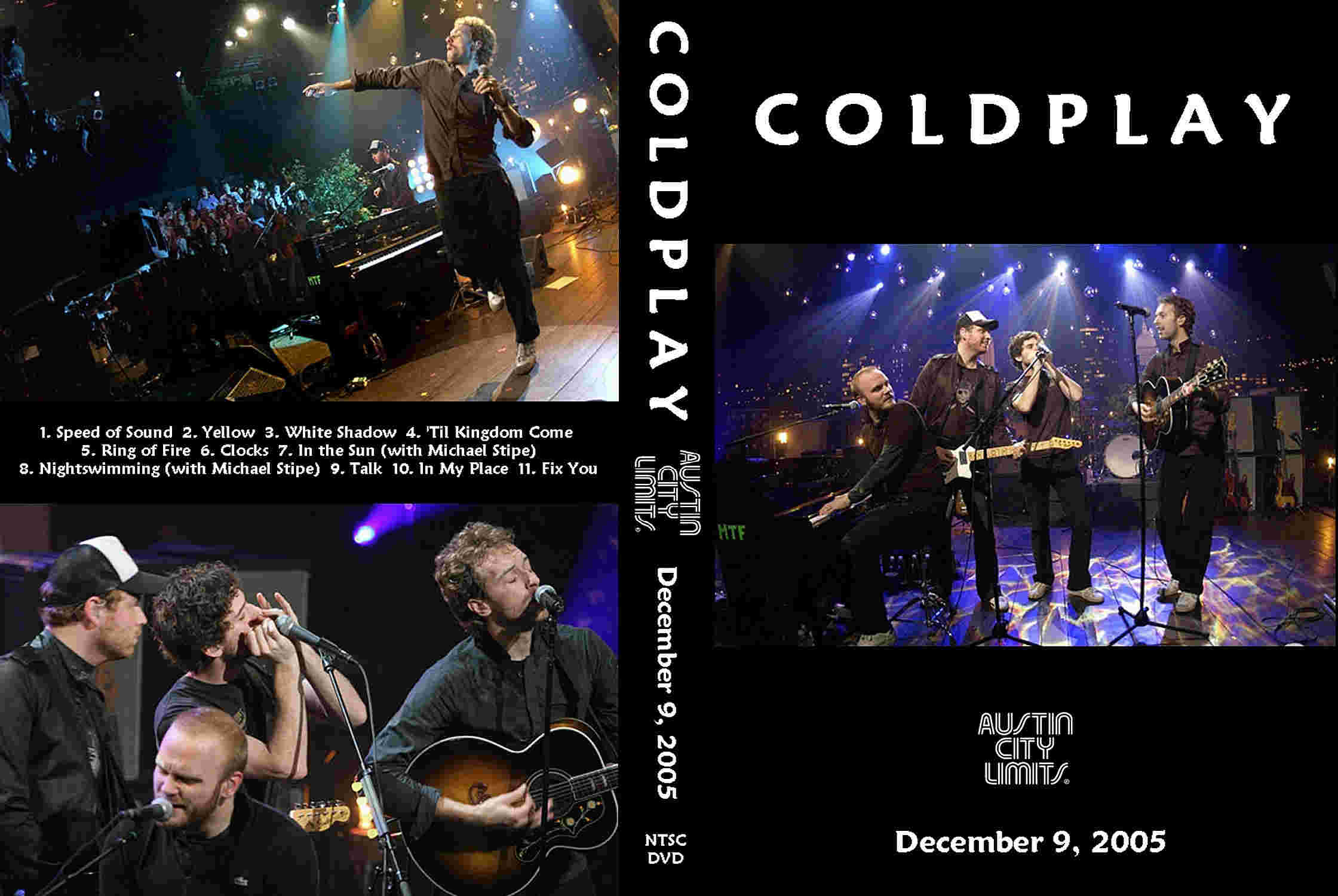 Coldplay Austin City Limits December 2005 : Front | DVD Covers | Cover ...